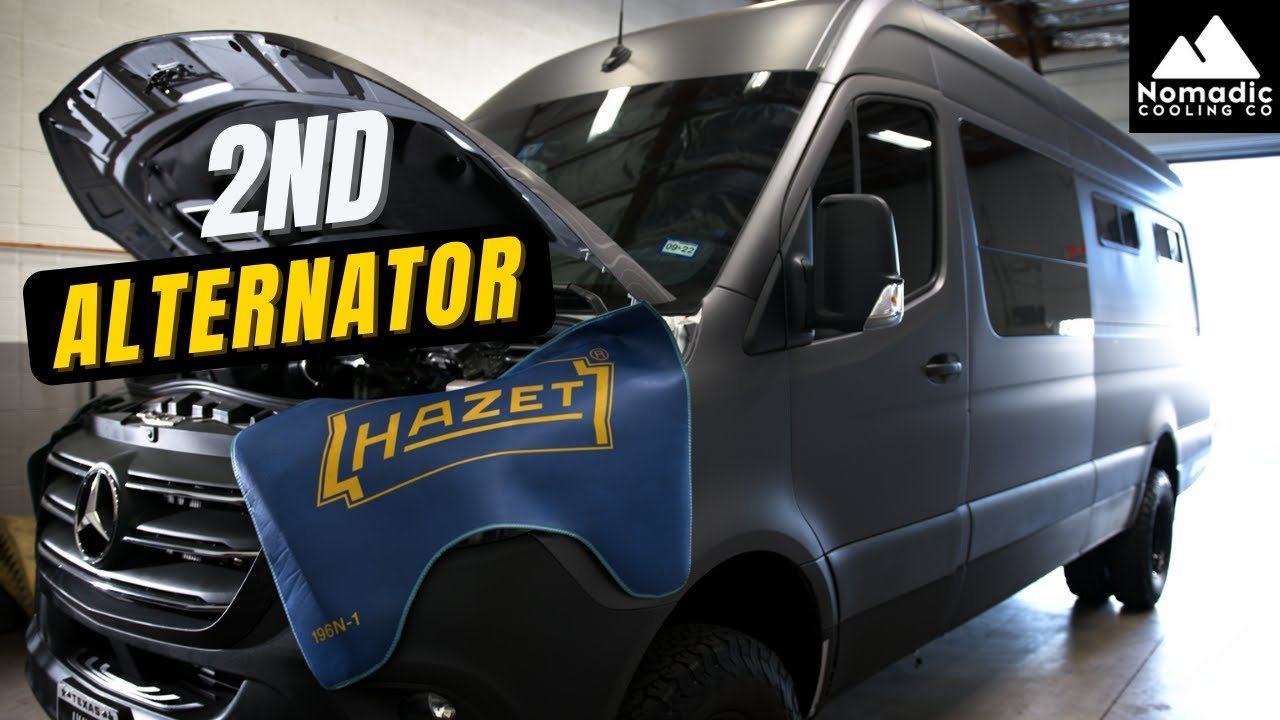 Sprinter Secondary Alternator for Nomadic Cooling – Nomadic Innovations