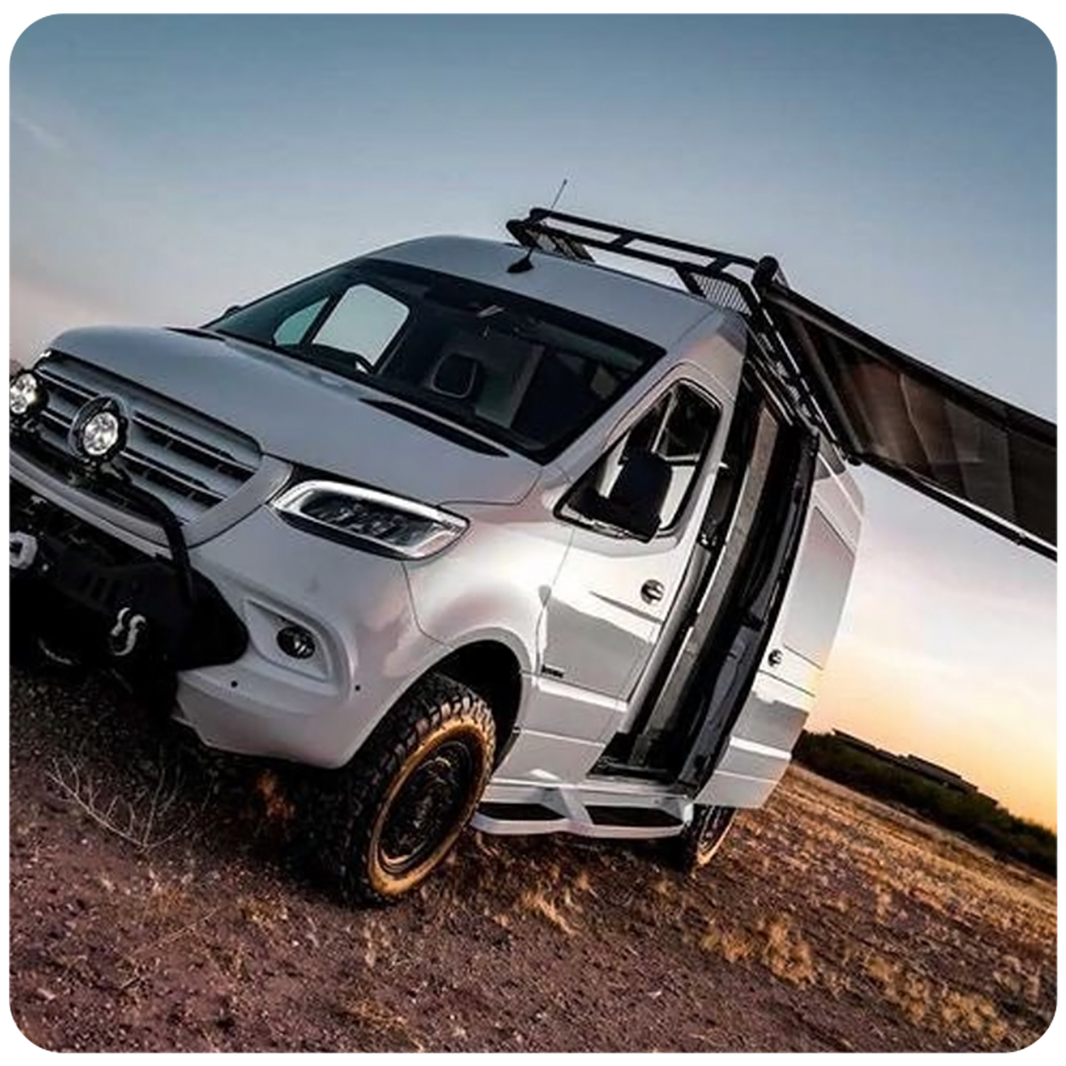 Nomadic Awnings A1 Electric Awning | Wind-Resistant RV & Van Awning ...
